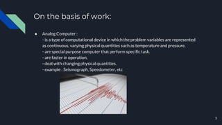 Chapter 2. classification of computer | PPTX