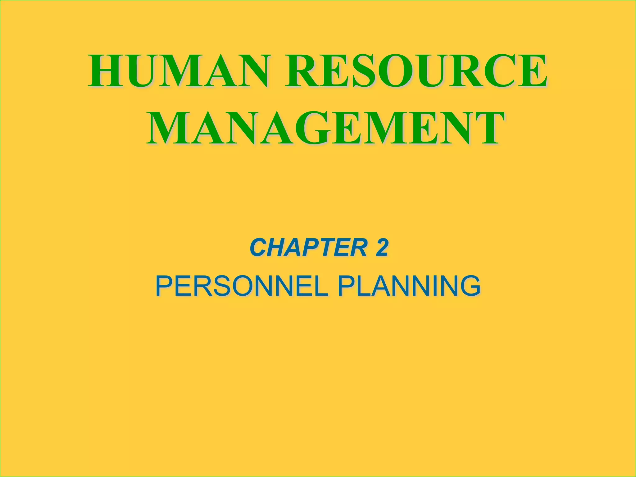 HRM Chapter 2 | PPT