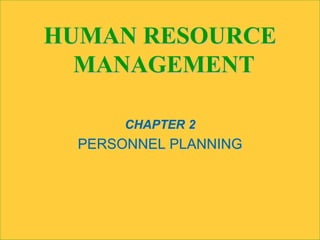 HRM Chapter 2 | PPT