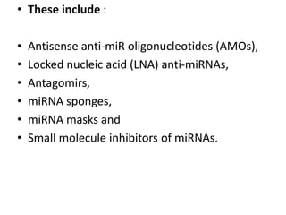 Chapter 2.1 mi rna | PPTX