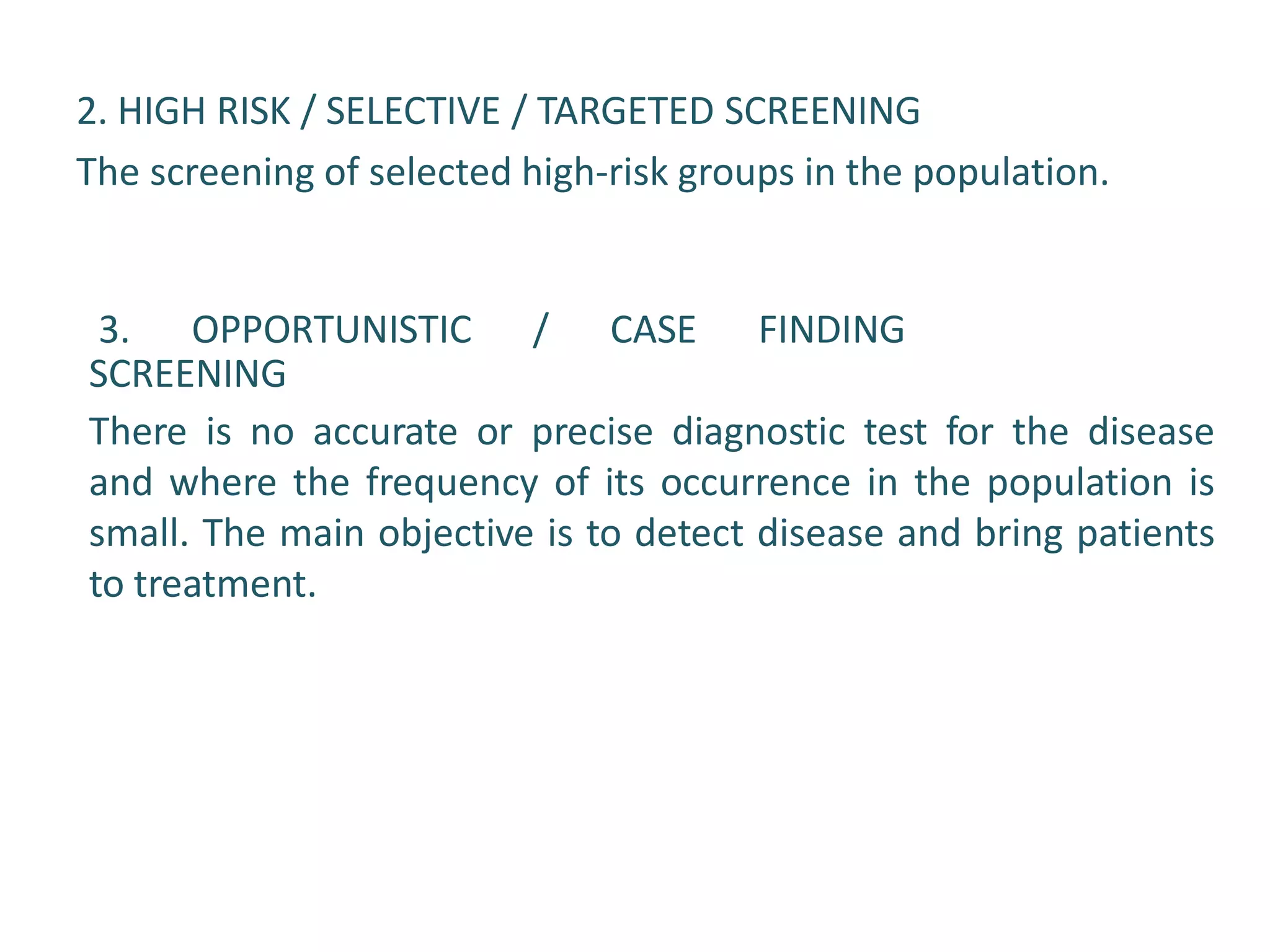 Chapter 2.2 screening test | PPTX