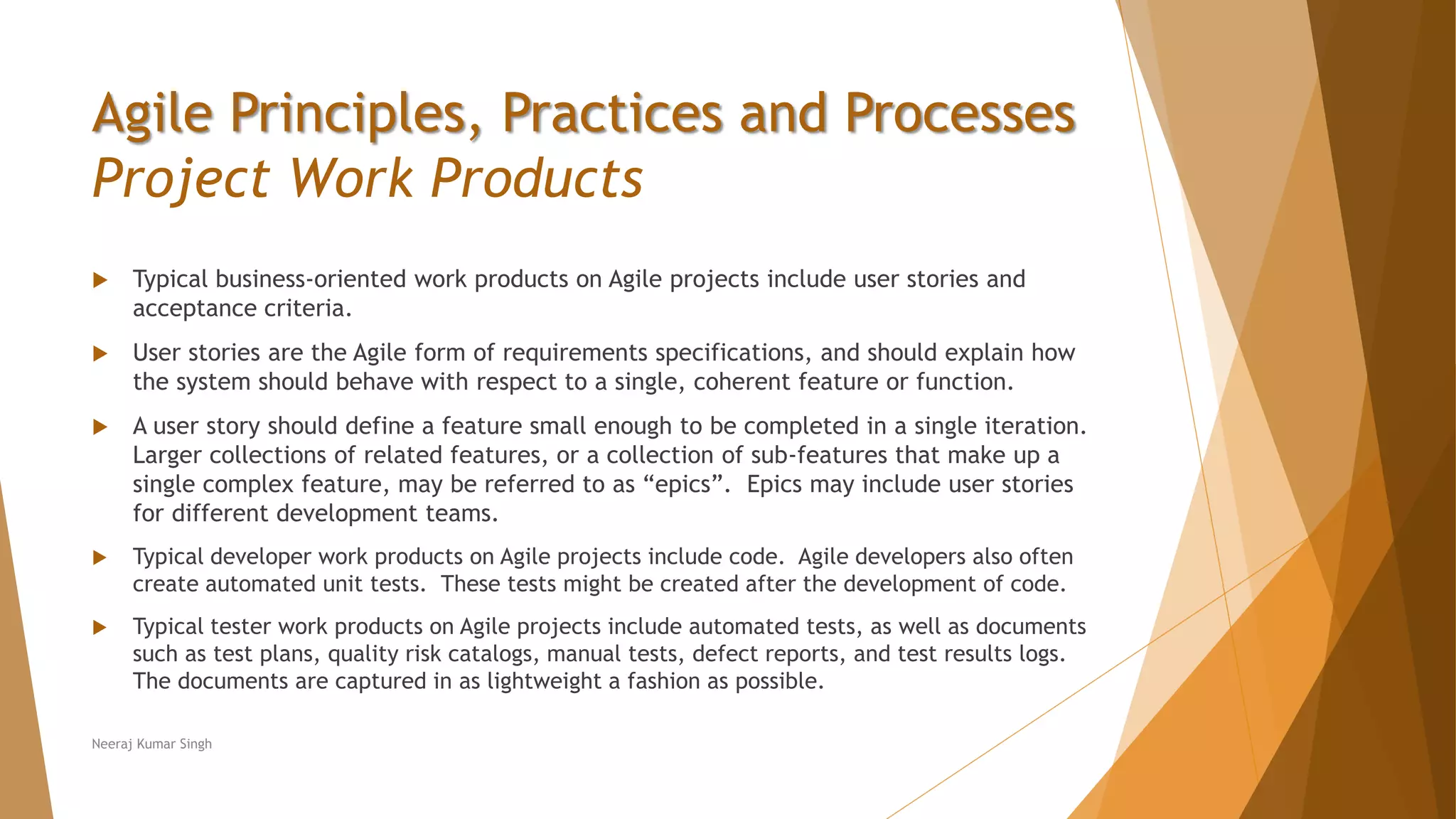 Chapter 2 - Fundamental Agile Testing Principle, Practices & Process | PPTX