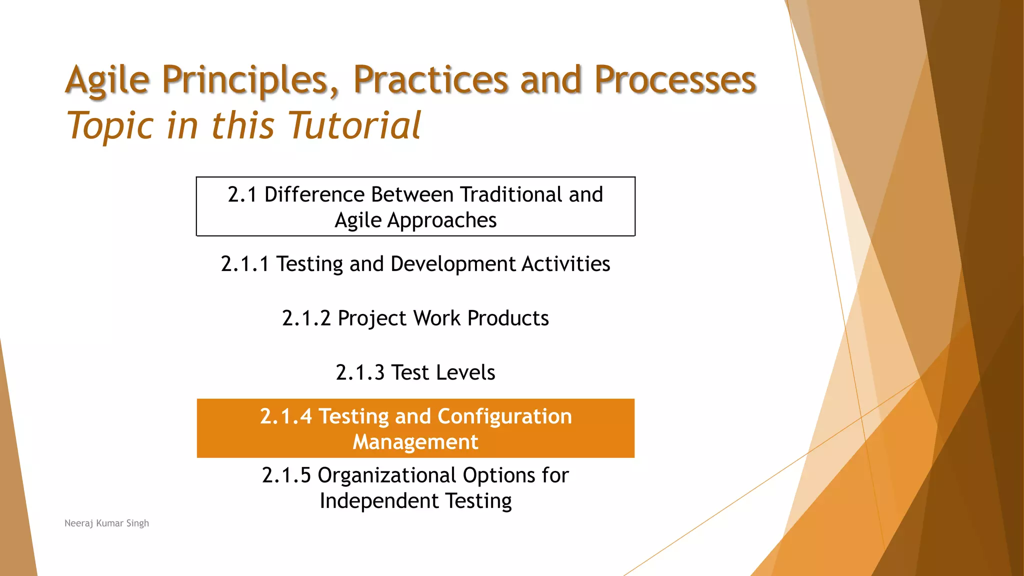 Chapter 2 - Fundamental Agile Testing Principle, Practices & Process | PPTX