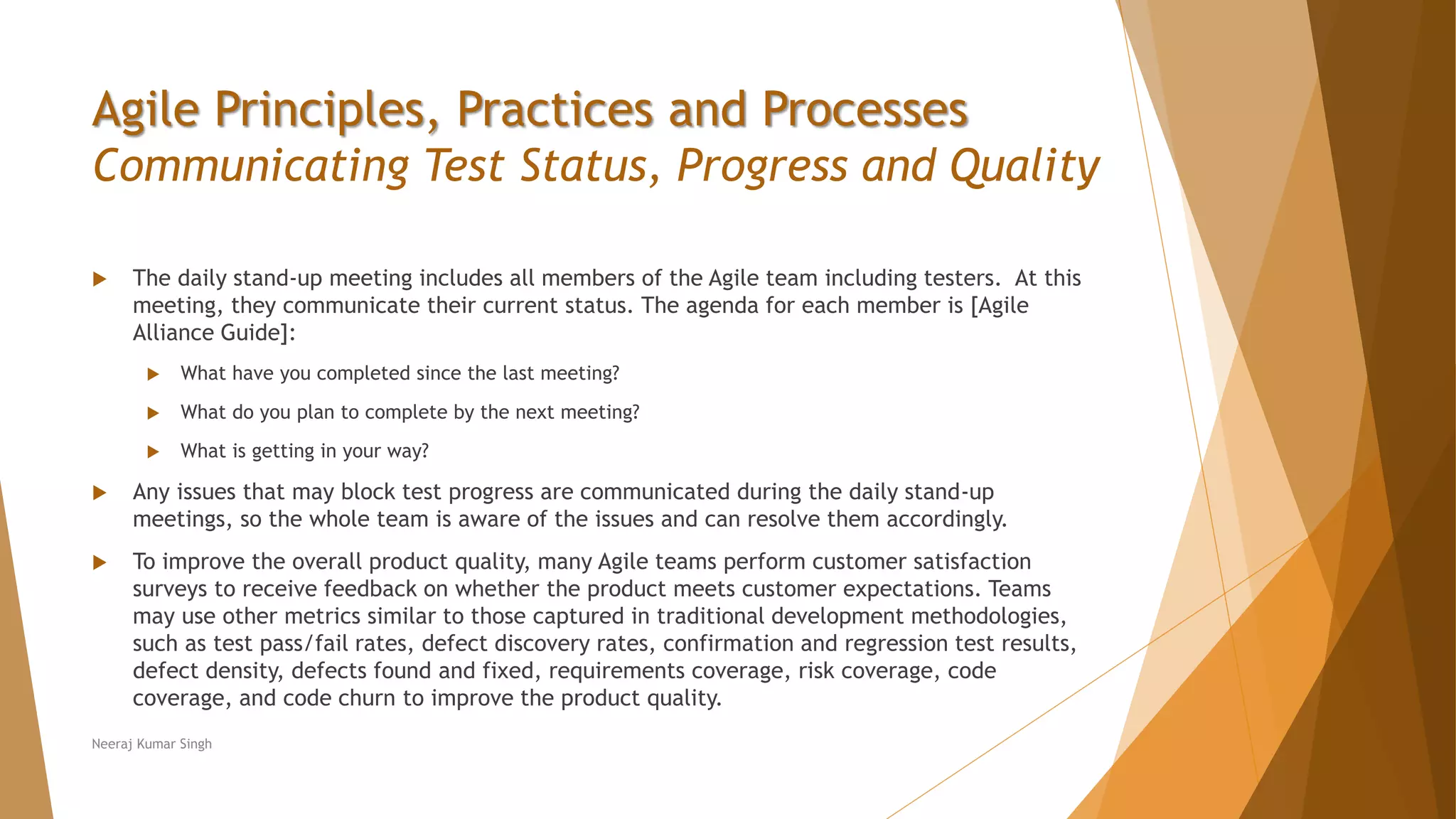 Chapter 2 - Fundamental Agile Testing Principle, Practices & Process | PPTX