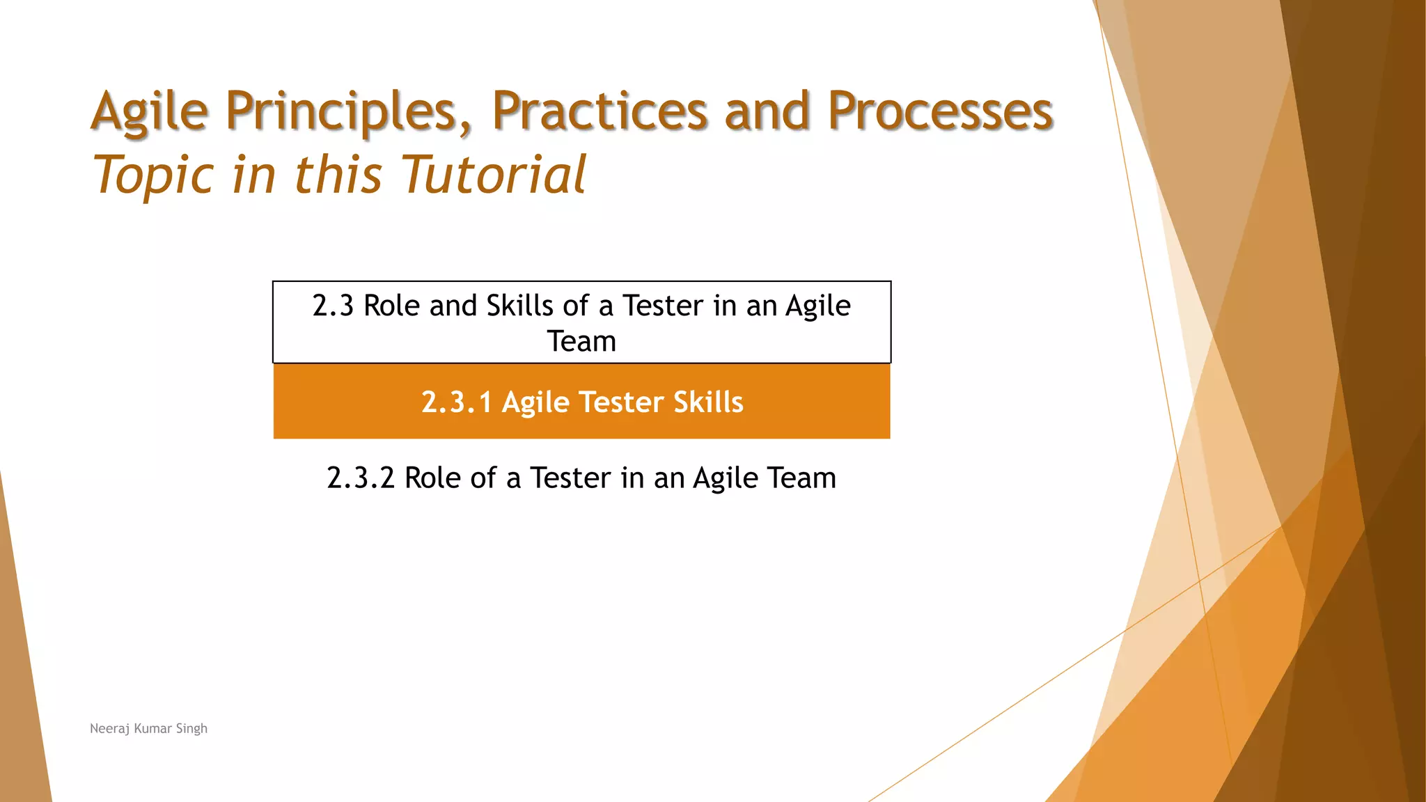 Chapter 2 - Fundamental Agile Testing Principle, Practices & Process ...