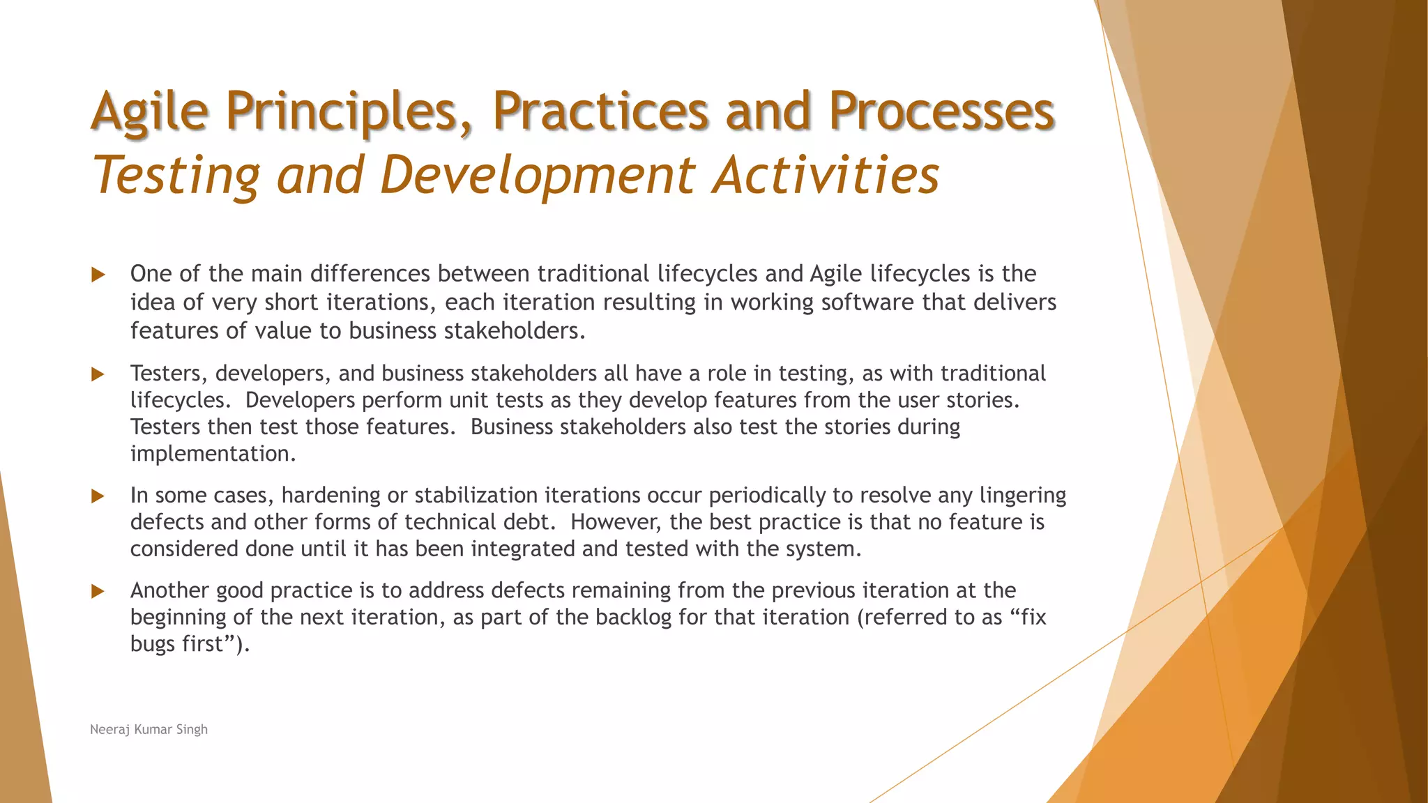 Chapter 2 - Fundamental Agile Testing Principle, Practices & Process ...