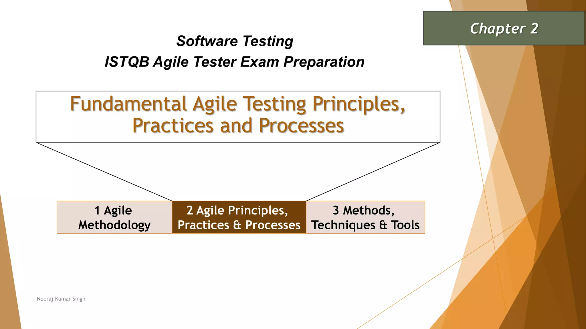 Chapter 2 - Fundamental Agile Testing Principle, Practices & Process | PPTX