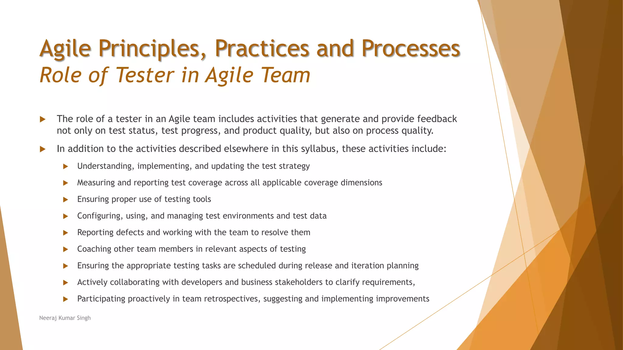 Chapter 2 - Fundamental Agile Testing Principle, Practices & Process ...