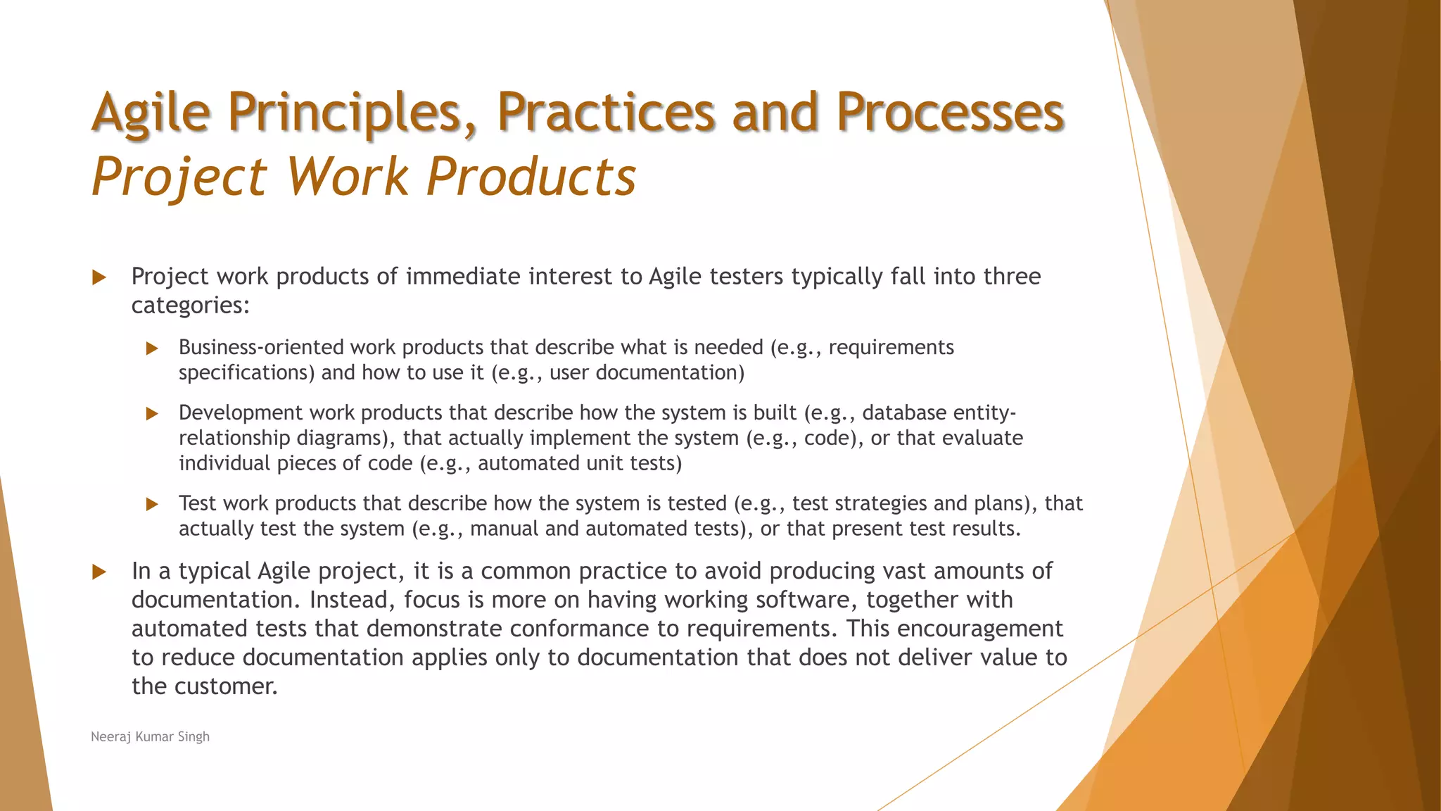 Chapter 2 - Fundamental Agile Testing Principle, Practices & Process | PPTX