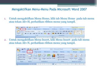 Chapter 2-1 Menjalankan MS Word | PPTX
