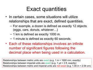 Chapter 2-2.ppt utilizing the significant figures and overall units of ...