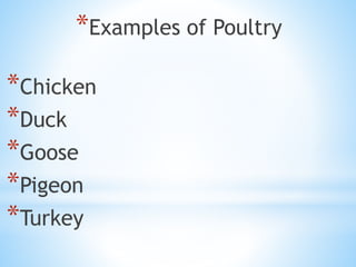 Chapter 2 Poultry | PPTX