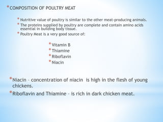 Chapter 2 Poultry | PPTX
