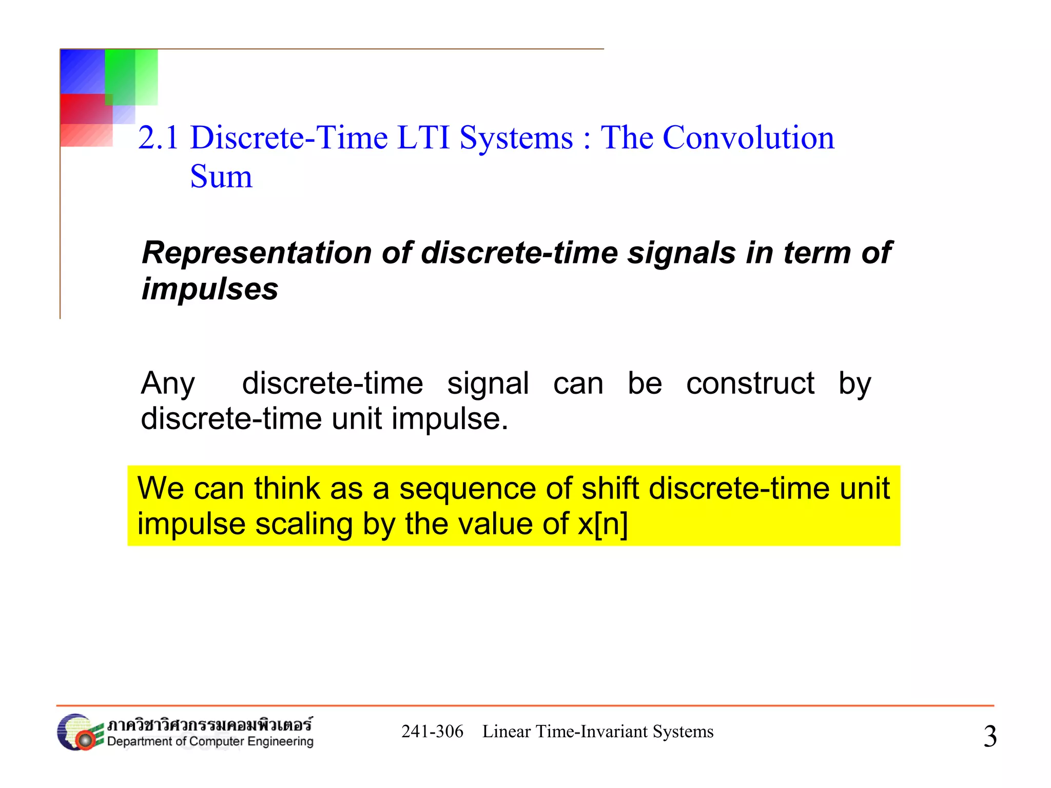 Chapter2 - Linear Time-Invariant System | PDF | Physics | Science