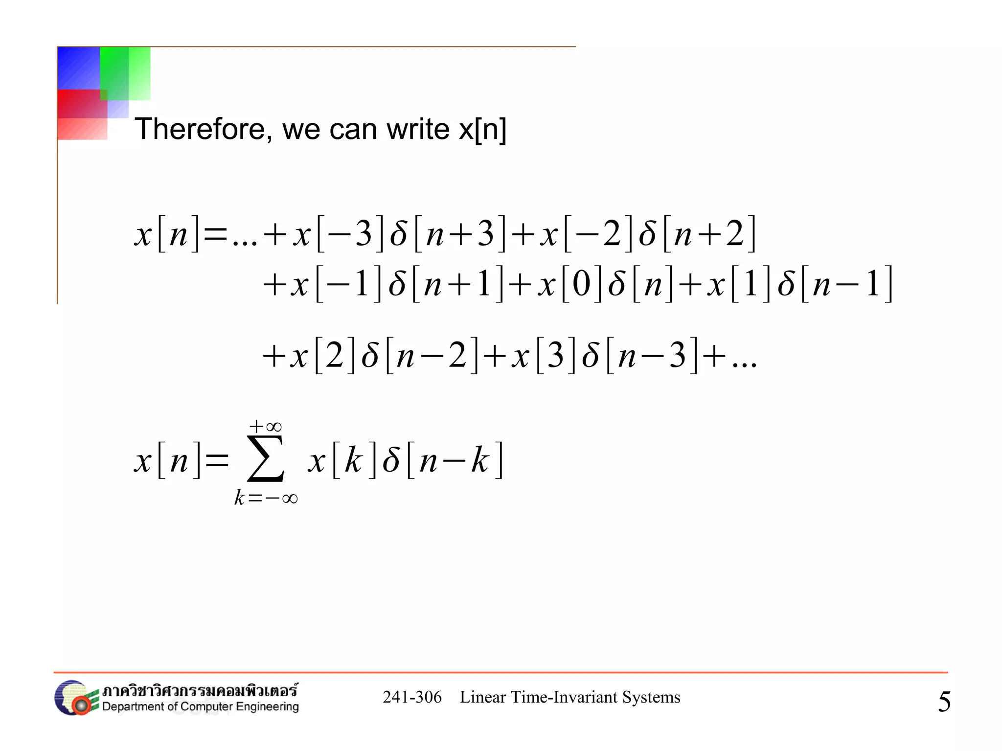 Chapter2 Linear Time Invariant System Pdf Physics Science