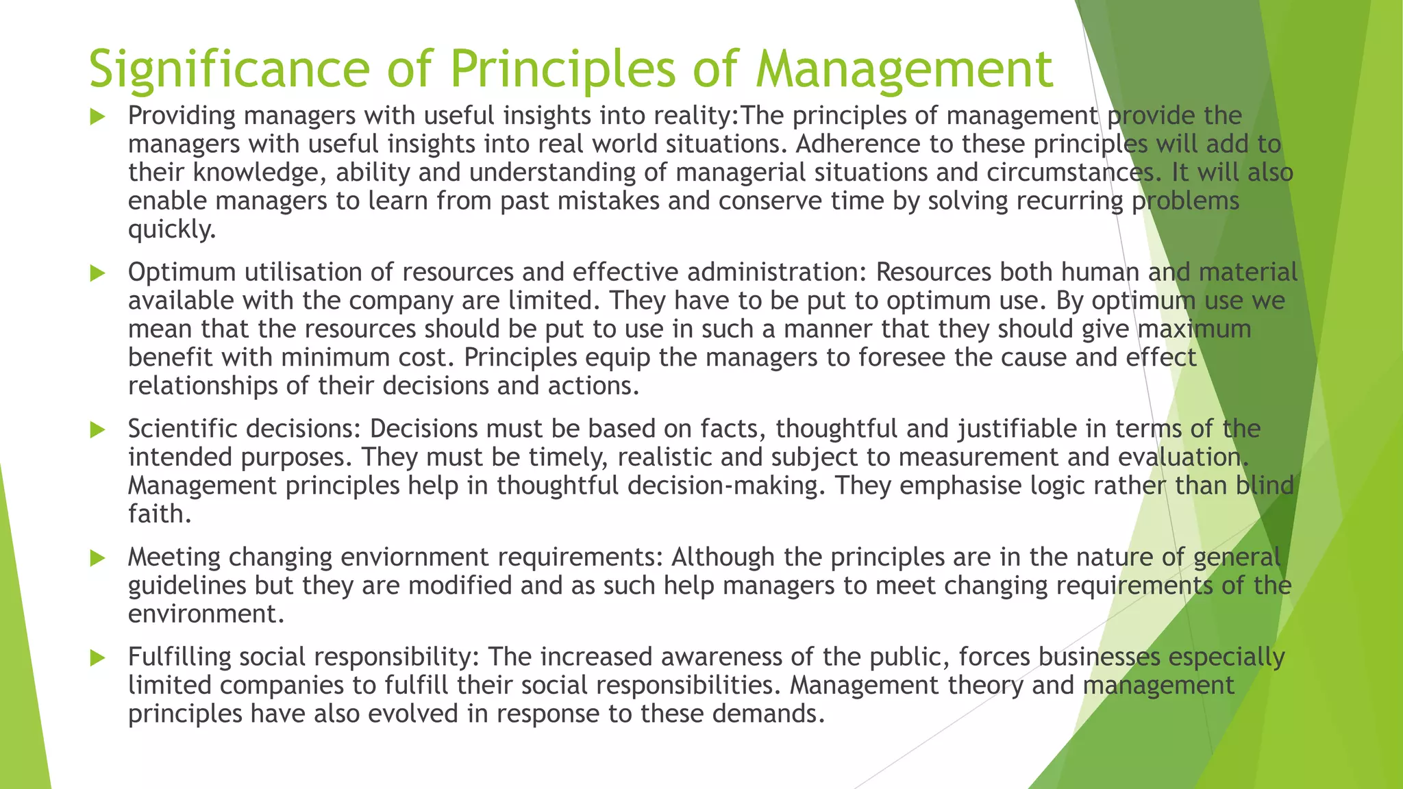 Principles of Management | PPTX