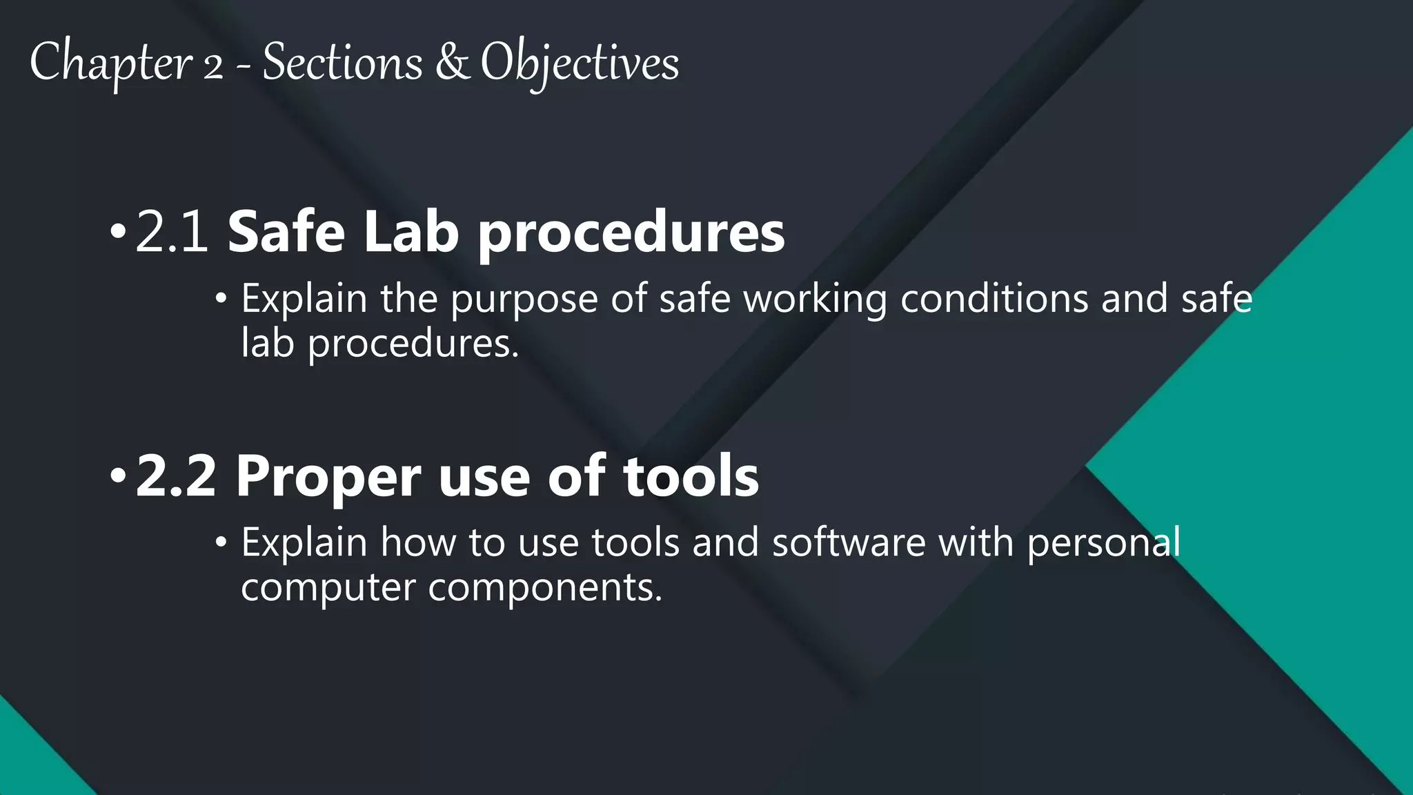 Safe Lab Procedures | PPTX