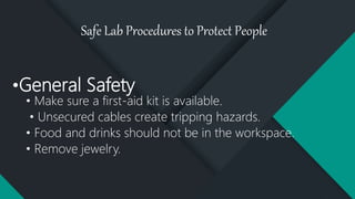 Safe Lab Procedures | PPTX