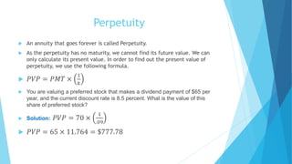 Time Value of Money | PPTX