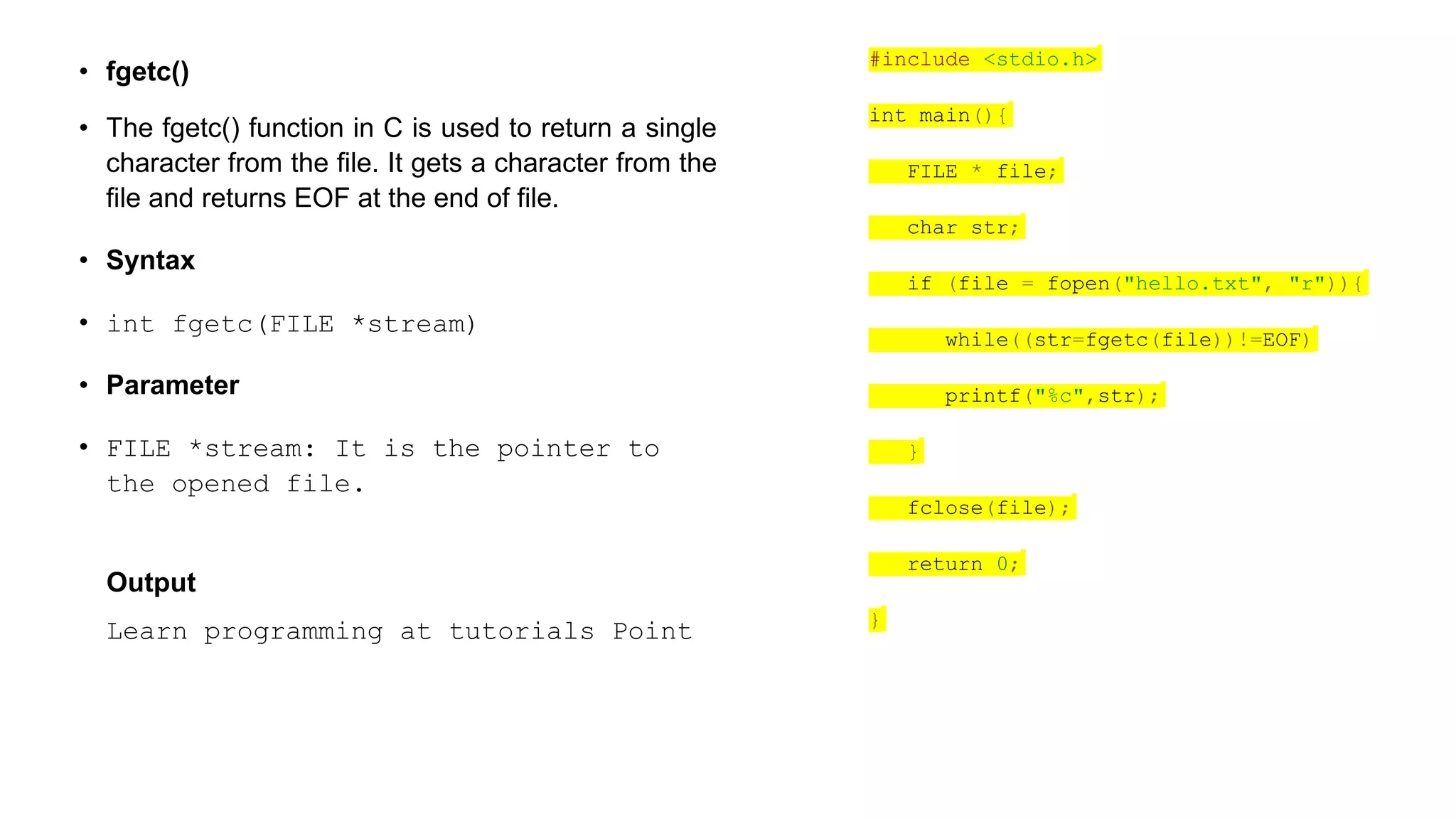 File Handling in C | PPTX
