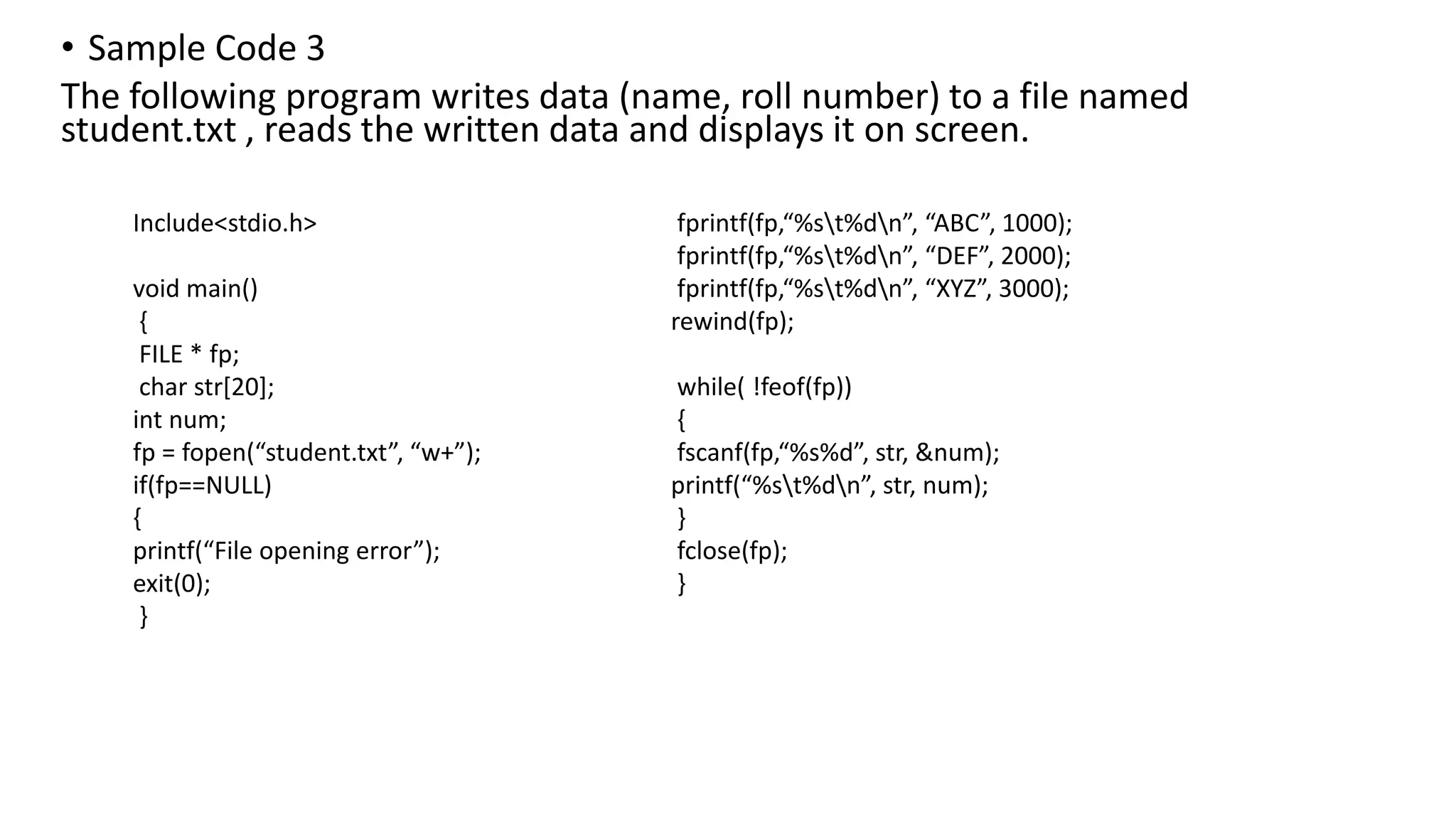 File Handling in C | PPTX