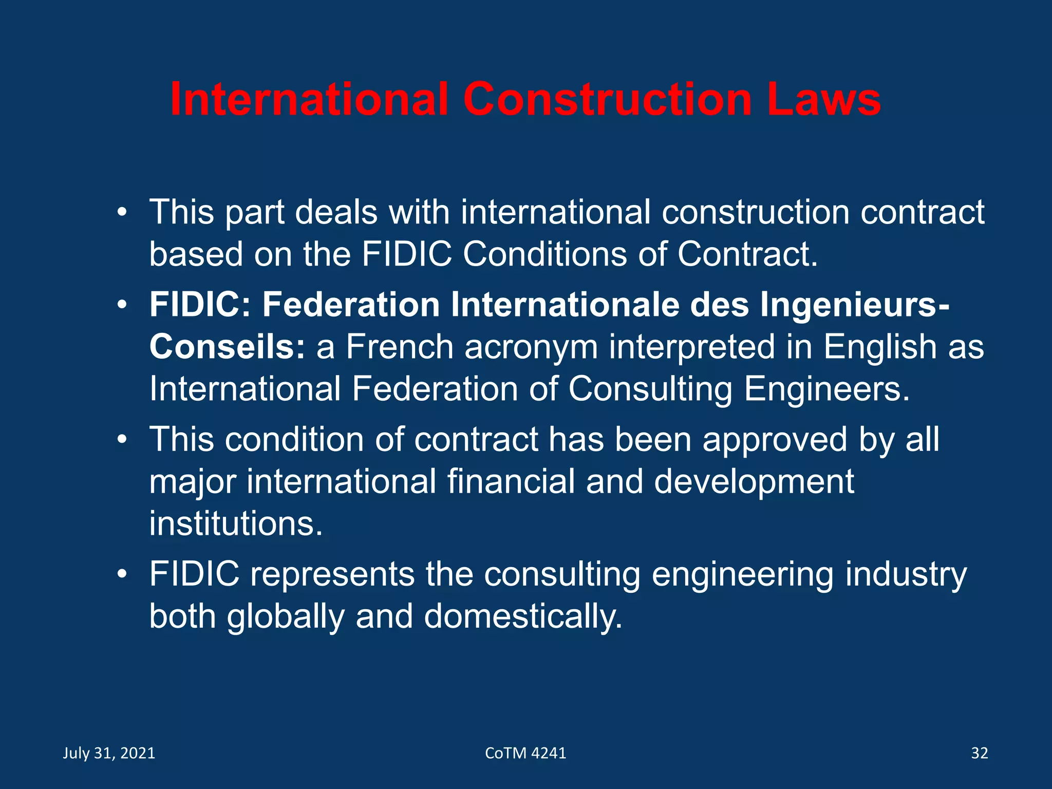 Chapter 2- Construction Law | PPT