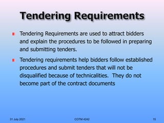 Chapter 2- Contract Management | PPT | Civil Engineering Industry ...