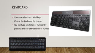 Parts of Computer Primary Class | PPTX