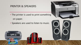 Parts of Computer Primary Class | PPTX