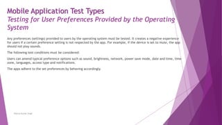 Chapter 2 - Mobile Application Test Types | PPT