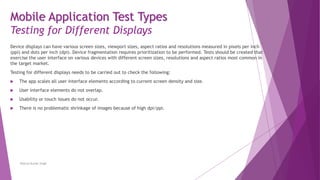 Chapter 2 - Mobile Application Test Types | PPT