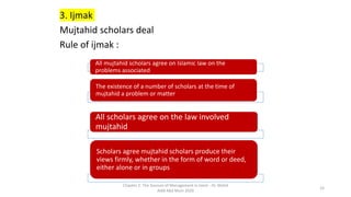 Chapter 2: The Sources of Management in Islamic Perspective | PPTX