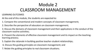 classroom management | PPTX | Secondary Education | Education