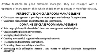classroom management | PPTX | Secondary Education | Education