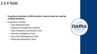 Chapter 2: Data Management Overviews | PPTX