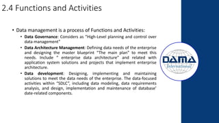 Chapter 2: Data Management Overviews | PPTX