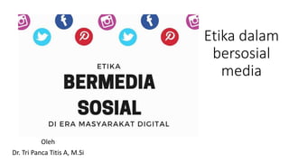 etika di ruang maya | PPTX