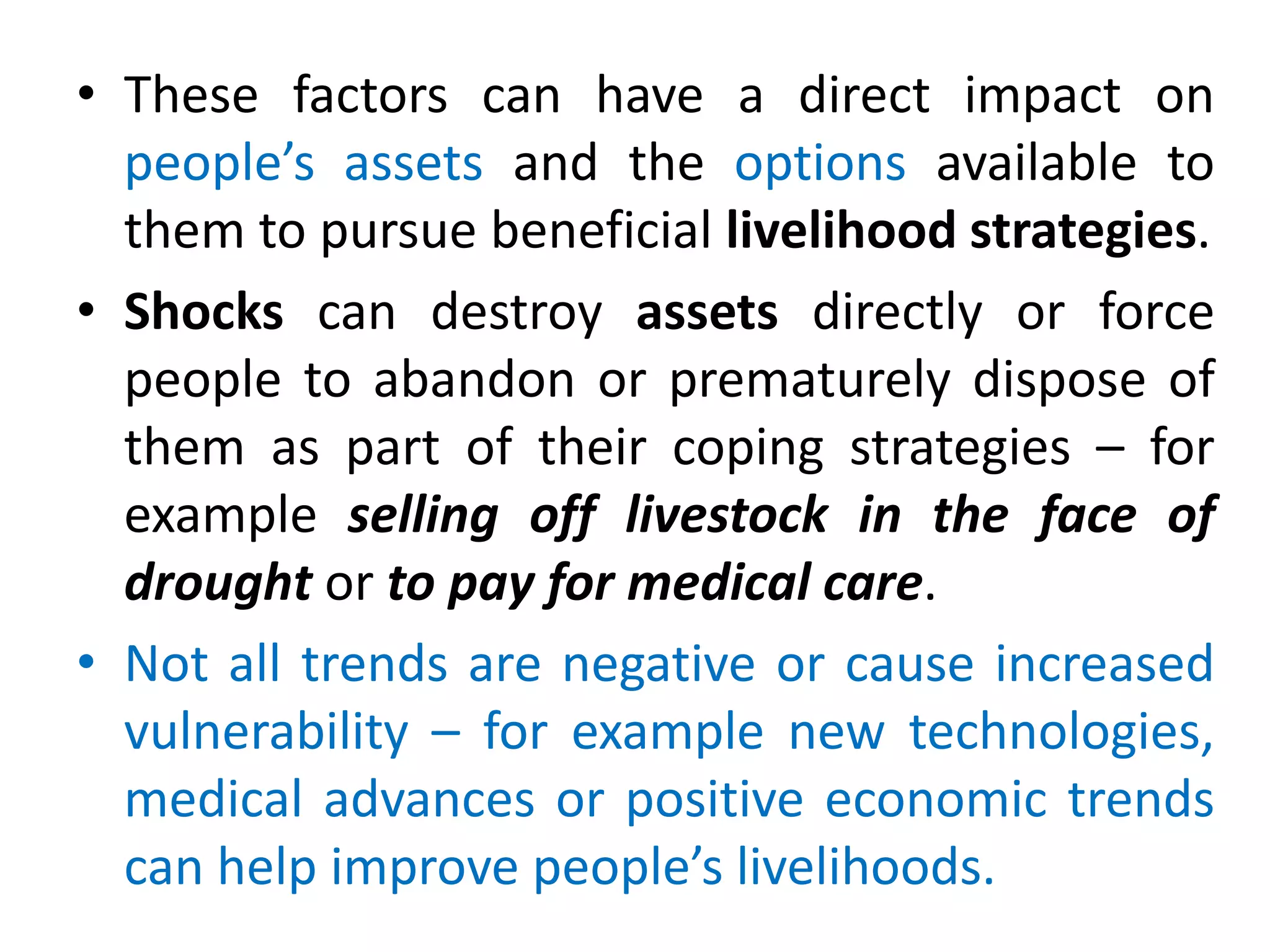 Sustainable Livelihood Framework | PPTX