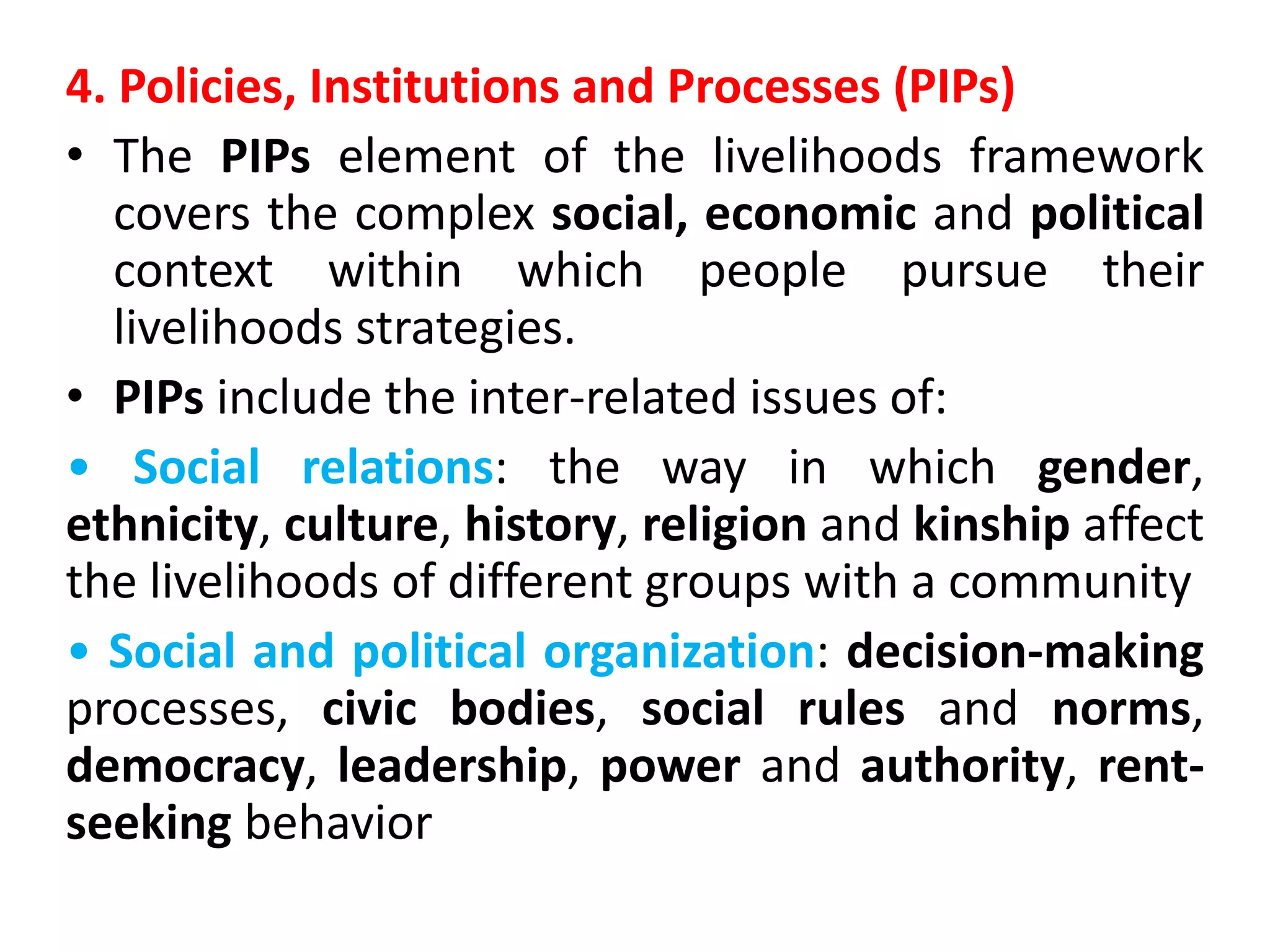 Sustainable Livelihood Framework Pptx