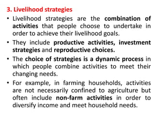 Sustainable Livelihood Framework | PPTX