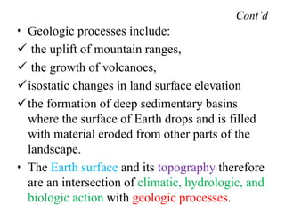 Chapter 2.in geomorphology | PPTX