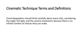 FILM COMMUNICATION - Understanding Aspects of Films | PPTX