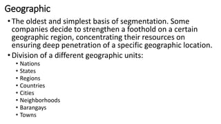 THE TOURISM MARKET AND SEGMENTATION | PPTX