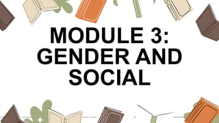 gender socialization and theories of society | PPTX