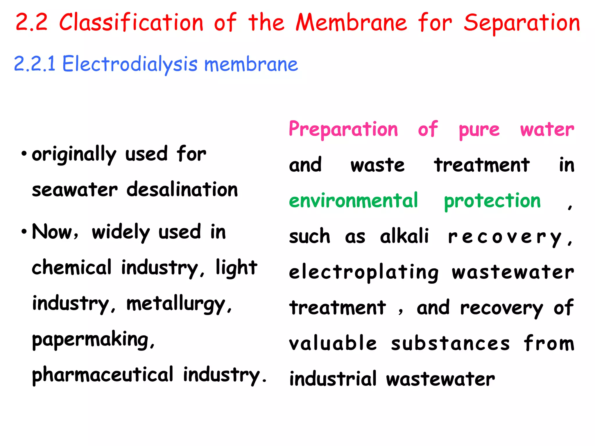 Chapter 2. Membrane technologies for Industrial Wastewaters Treatment.ppt