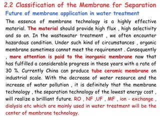Chapter 2. Membrane technologies for Industrial Wastewaters Treatment.ppt