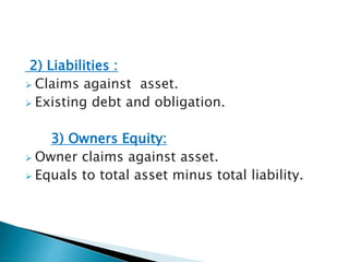 Accounting Equation | PPTX | Stocks and Bonds | Personal Investing