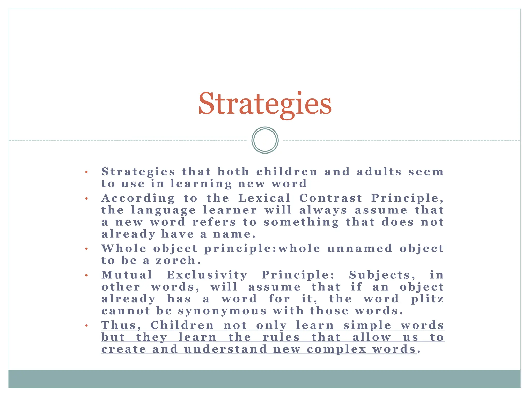 chapter 2. Words, Dictionaries and the mental lexicon (Morphology ...