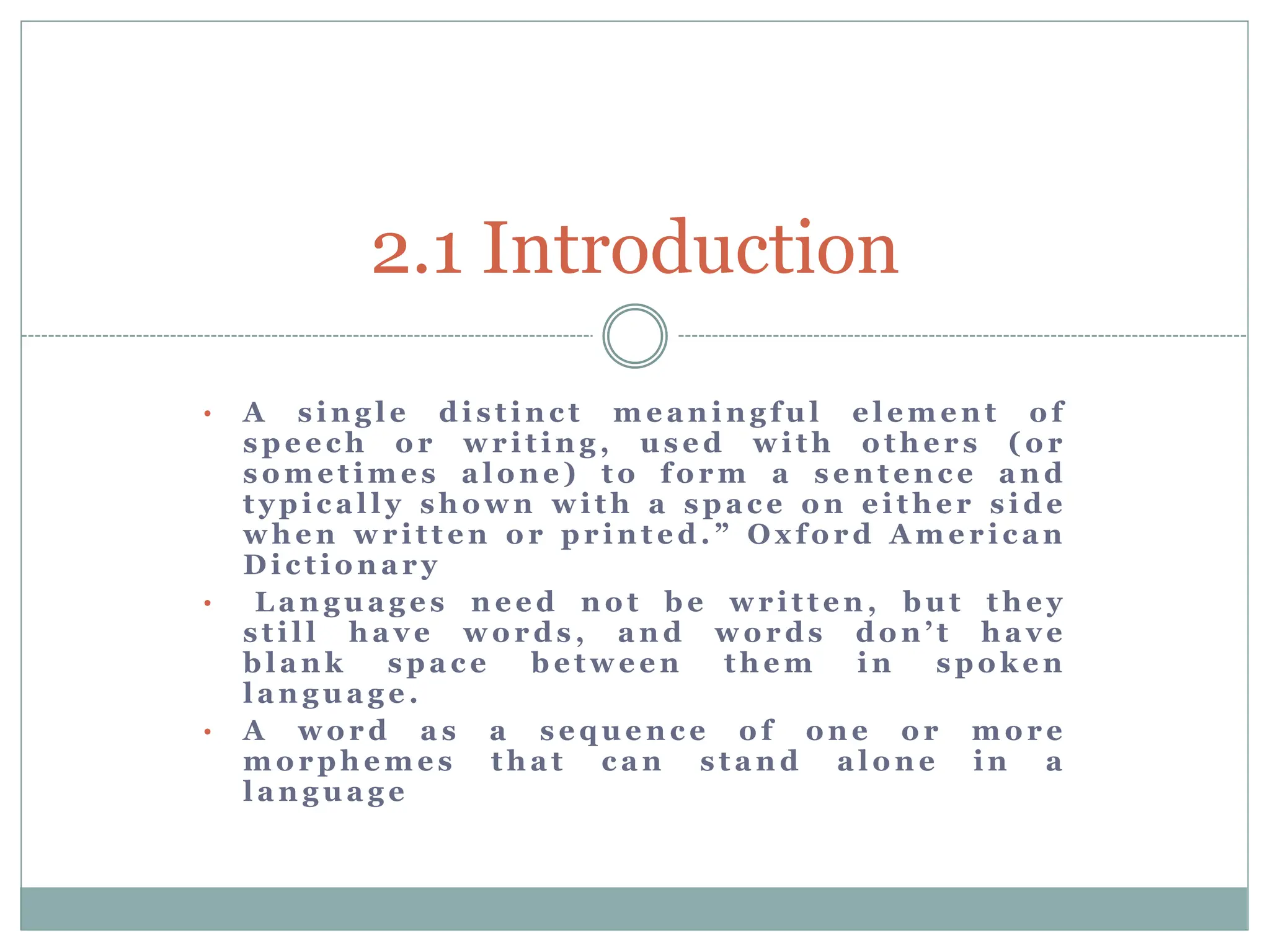 chapter 2. Words, Dictionaries and the mental lexicon (Morphology (Linguistics) | PPTX
