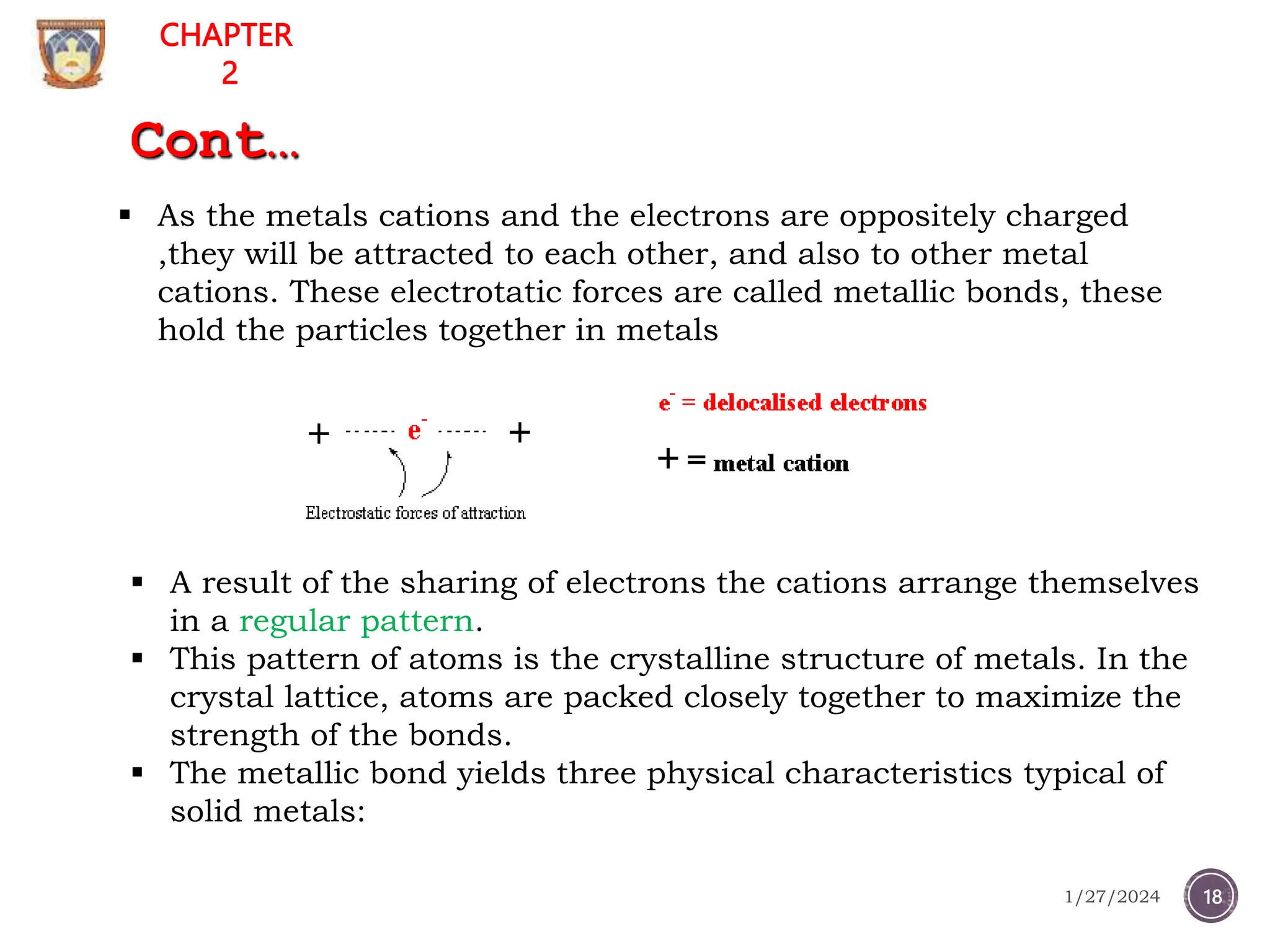 chapter 2 Atomic structure and bonding .pptx